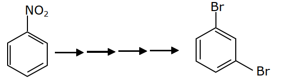 What is the correct sequence of reagents used for converting ...