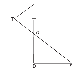 The triangles made by two intersecting lines shown in figure. What ...