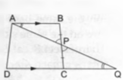 In the given figure, ABCD is a quadrilateral in which $\mathrm{AB ...