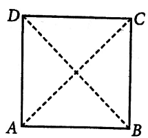 ABCD is a square of area of 4 square units which is divided into 4 non ...